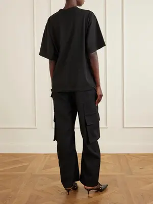 Balenciaga Printed Cotton-jersey T-shirt