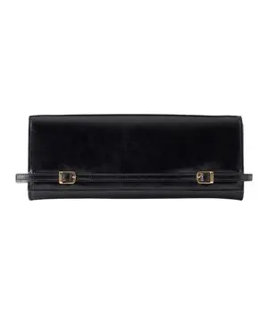 Simkhai River East-west Moto Leather Clutch Bag - Black