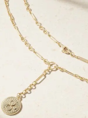 FOUNDRAE 18-karat Karma Diamond Necklace