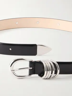 DEHANCHE Hollyhock Stone Embellished Leather Belt