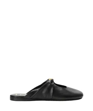 Loewe Pebble Soft Mule In Nappa Lambskin - Black