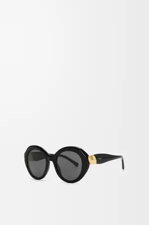 Loewe Coil Butterfly Sunglasses Black