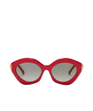 Loewe Coil Cateye Sunglasses - Ruby