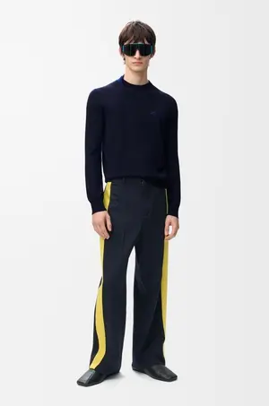Loewe Sweater In Merino Wool - Navy/blue