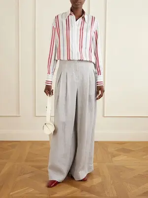 TWP Striped Silk Shirt