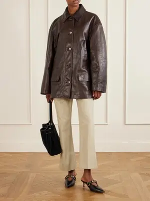 Balenciaga Cotton Gabardine Straight-leg Trousers