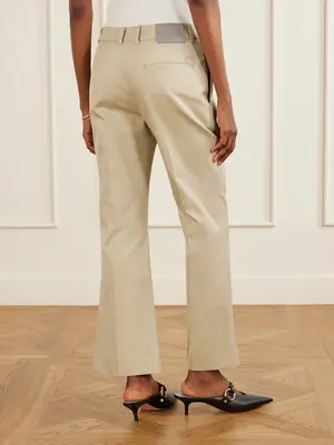 Balenciaga Cotton Gabardine Straight-leg Trousers