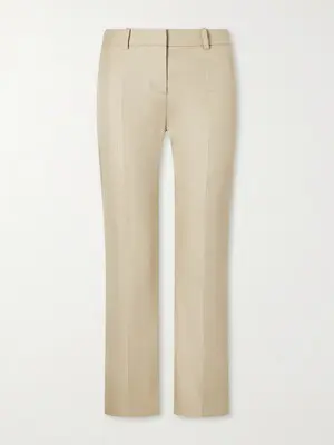 Balenciaga Cotton Gabardine Straight-leg Pants