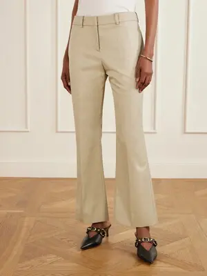 Balenciaga Cotton Gabardine Straight-leg Pants