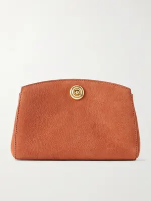 LIFFNER Pushlock Leather Clutch - Red