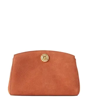 LIFFNER Pushlock Leather Clutch - Red