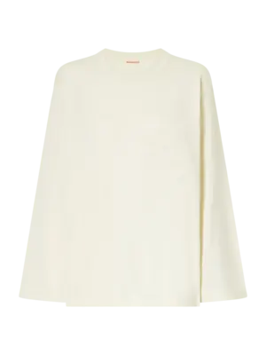 &daughter T-knit Cotton Sweater - Ecru