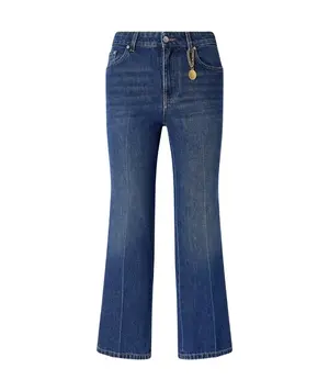 Stella McCartney Cropped Flared Jeans - Blue