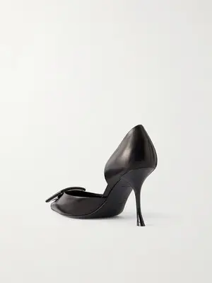 ROGER VIVIER Viv Ville 85 Buckled Leather Pumps