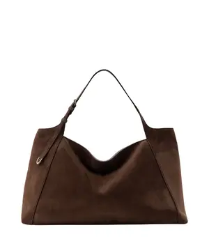 Brunello Cucinelli Suede Tote Bag - Brown