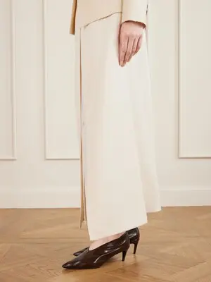 Khaite Miriam Leather Pumps - Brown