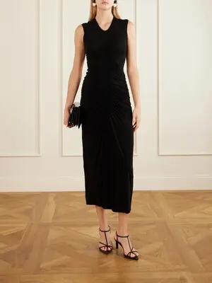 FFORME Gisela Ruched Midi Dress