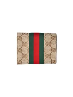 Gucci Tri-fold Wallet "horsebit Web