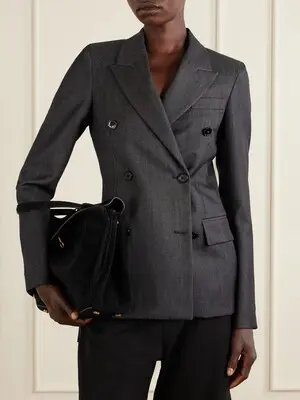 Balenciaga Double-breasted Wool-twill Blazer