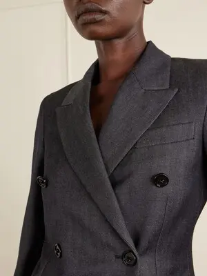 Balenciaga Double-breasted Wool-twill Blazer