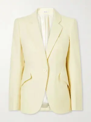 Alexander McQueen Wool Blazer - Yellow