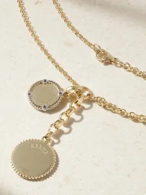 FOUNDRAE Karma + Infinite Gratitude Diamond Necklace