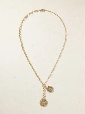 FOUNDRAE Karma + Infinite Gratitude Diamond Necklace
