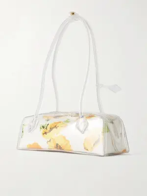 Alaïa Le Teckel Printed Pvc Shoulder Bag - White