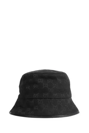Gucci Canvas Bucket Hat - Black