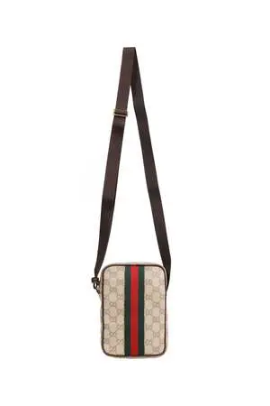 Gucci Gg Mini Bag With Web - Beige