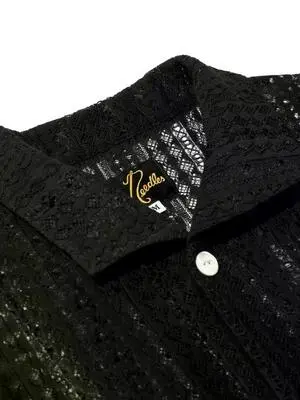 Needles Lace Widespread Collar Shirt