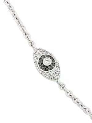 ALINKA 18kt White Gold Diamond Evil Eye Bracelet