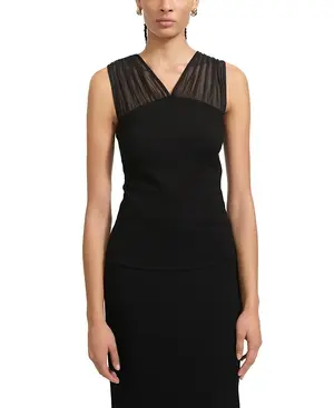 MARCELLA Bellamy Top - Black
