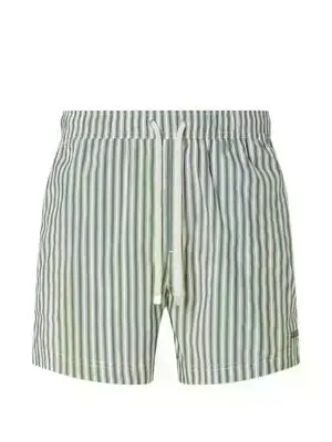 Zegna Striped Swim Shorts - Green