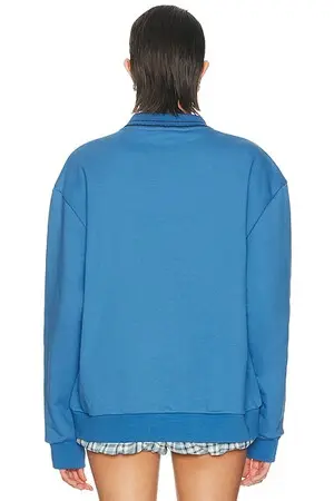 Miu Miu Sweatshirt Top With Contrast Stitching