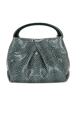 Dries Van Noten Pleated Calf Leather Crisp Bag