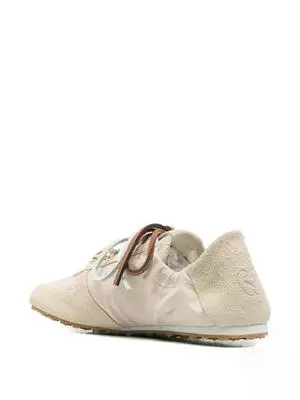 Maje Embellished Lace-up Sneakers
