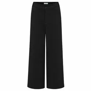 CANSU XI Comfort Trousers Vegan Silk - Black