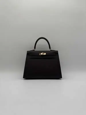 Hermès Kelly Bag In Epsom Leather With Permabrass Hardware