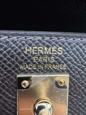 Hermès Kelly Bag In Epsom Leather With Permabrass Hardware