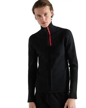 Prada Technical Knit Turtleneck