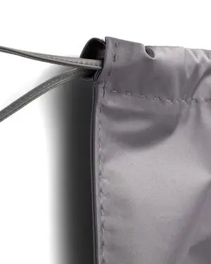 Prada Silk Duchess Pouch - Hematite