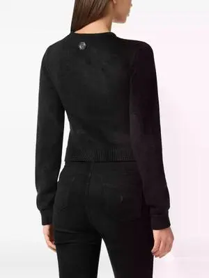 Philipp Plein Embroidered Crew Neck Sweater