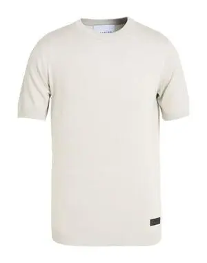 RICHMOND X Light Crewneck Short Sleeve Sweater - Grey