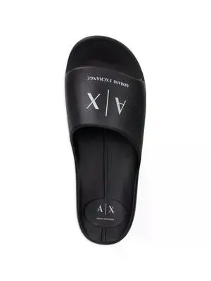 Armani Exchange Logo Print Slides
