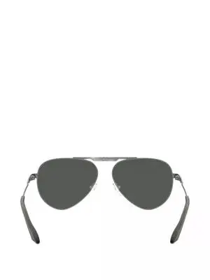 Armani Exchange Double Bridge Pilot Sunglasses