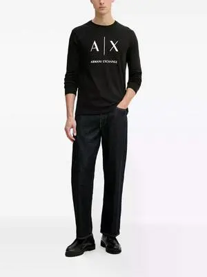 Armani Exchange Logo-print Long-sleeve T-shirt
