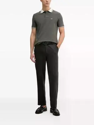 Armani Exchange Logo-embroidered Tipped Polo Shirt
