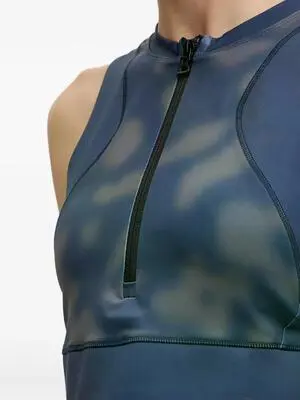 Bogner Celeste Camouflage Print Zip-up Top