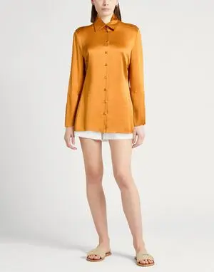 SEMICOUTURE Acetate & Viscose Satin Shirt